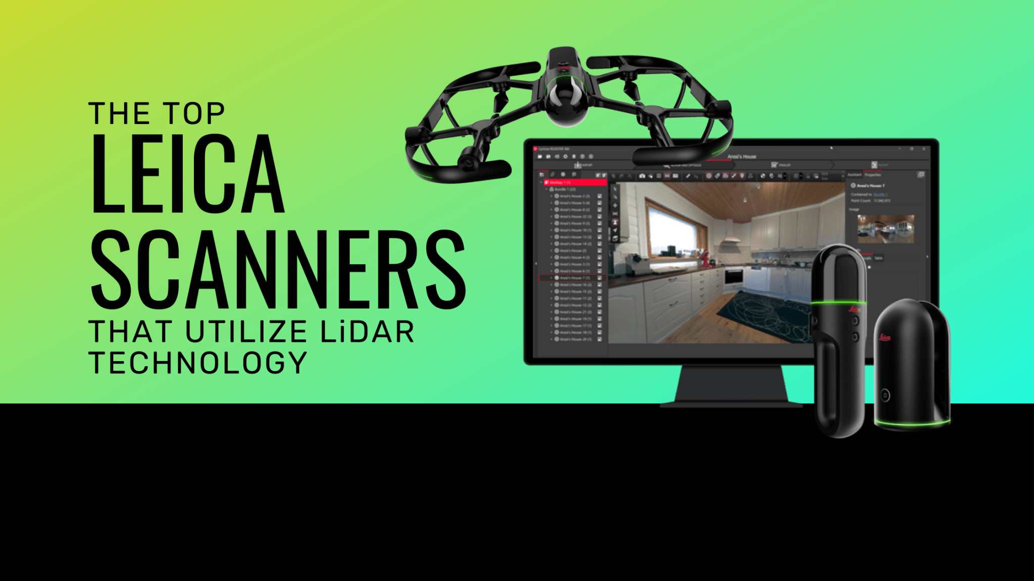 Top Leica Scanners for LiDAR Scanning
