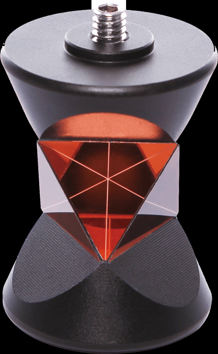 360MP Mini Prism with Pole – High Precision Copper-Coated Survey Prism