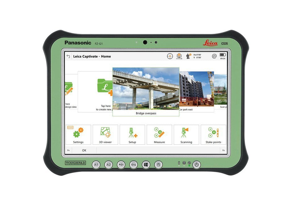 Leica iCON CS35 10" Panasonic Rugged Tablet Kit w/ iCON Build Software